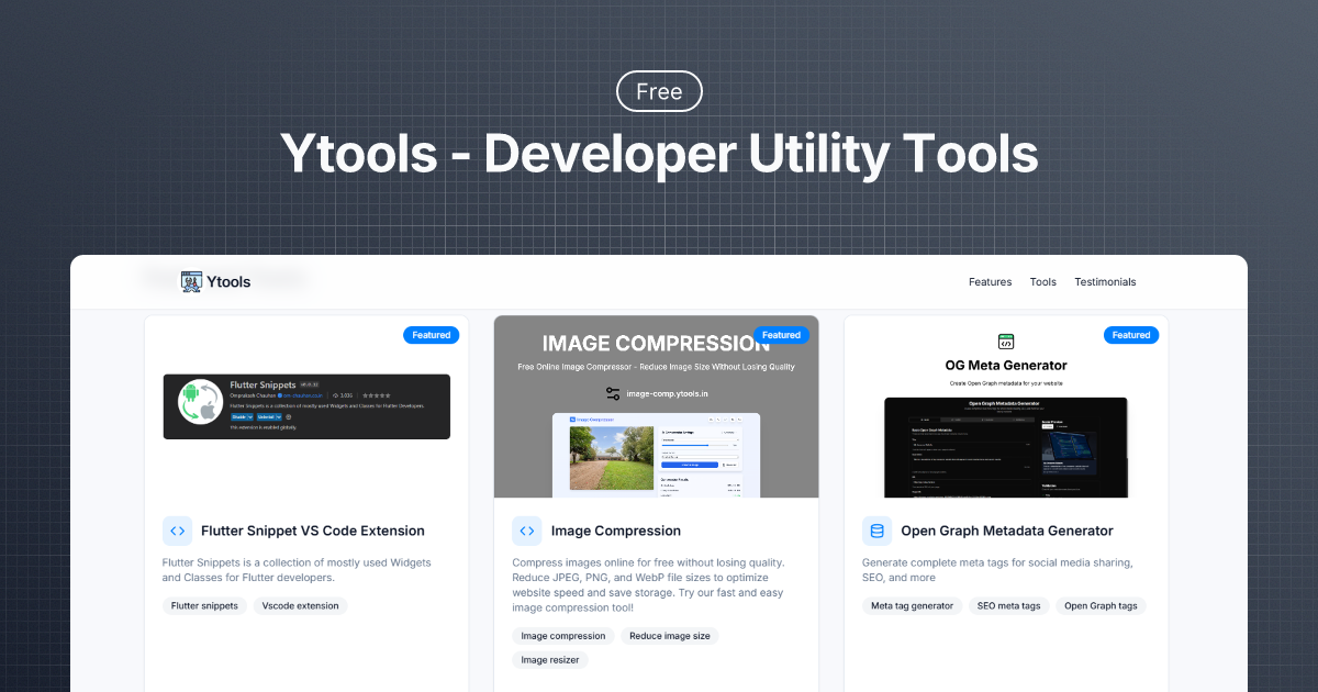 Ytools - Developer Utility Tools